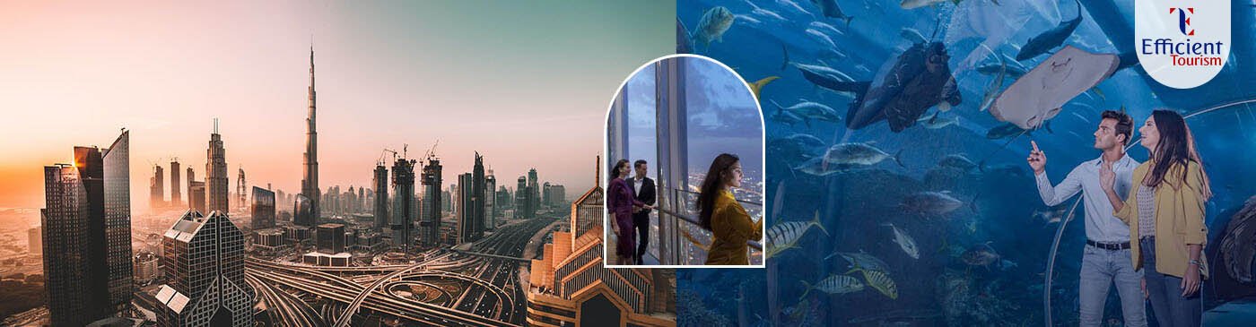 Burj Khalifa and Dubai Aquarium Tickets | 2024 Combo Offer